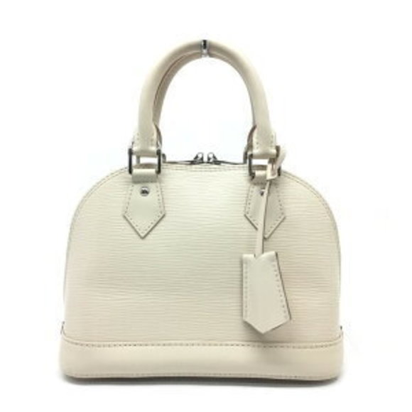 Louis Vuitton | Bags | Louis Vuitton Shoulder Bag White Alma Leather ...